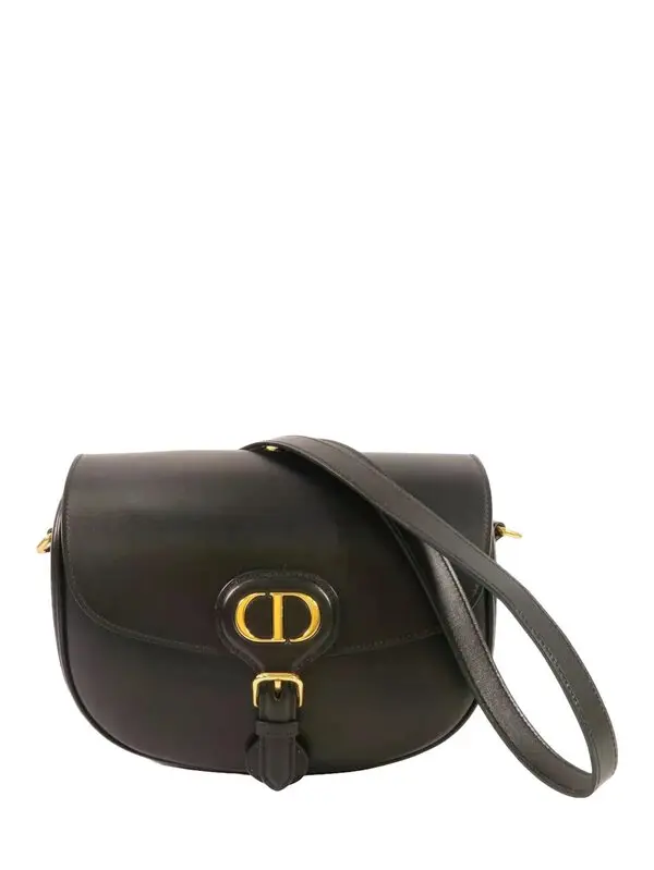 Dior Bobby Buckle Shoulder Bag - Black