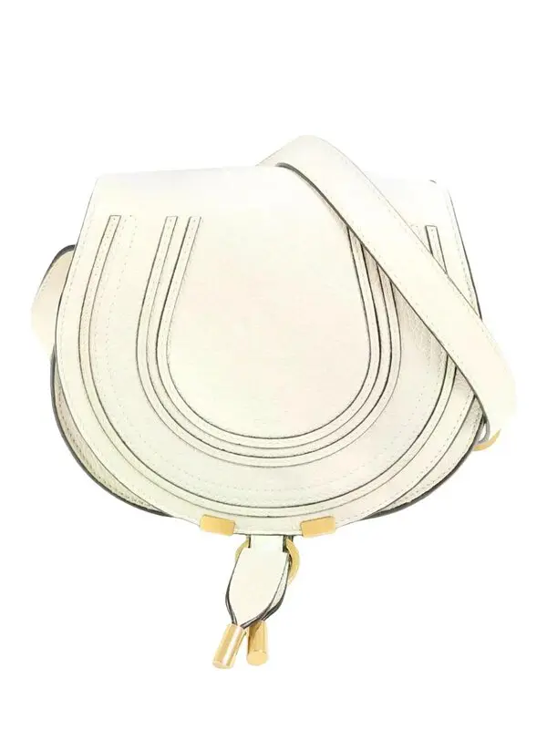 Chloé Small Marcie Leather Shoulder Bag - Neutrals