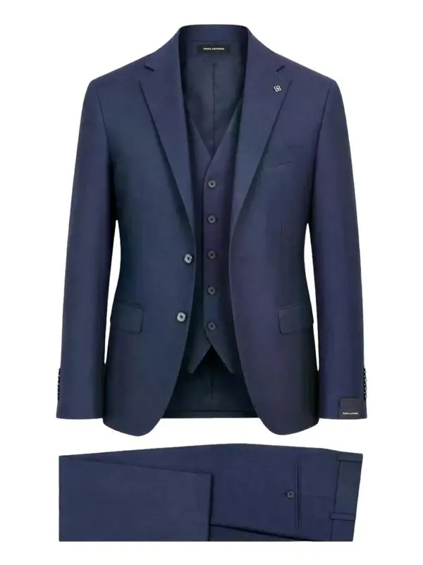 Tagliatore Single-breasted Three-piece Suit - Blue