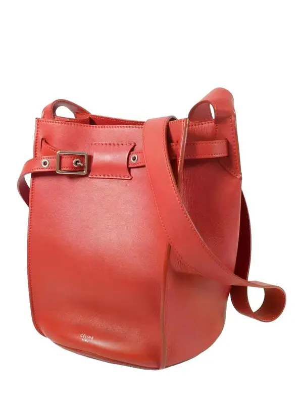 Celine Big Bag Bucket Bag - Red