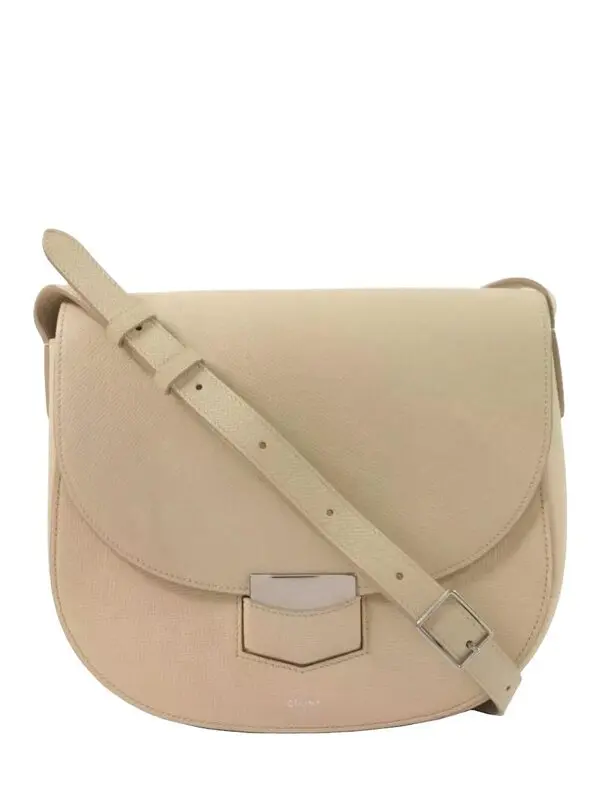 Celine Trotteur Shoulder Bag - Neutrals