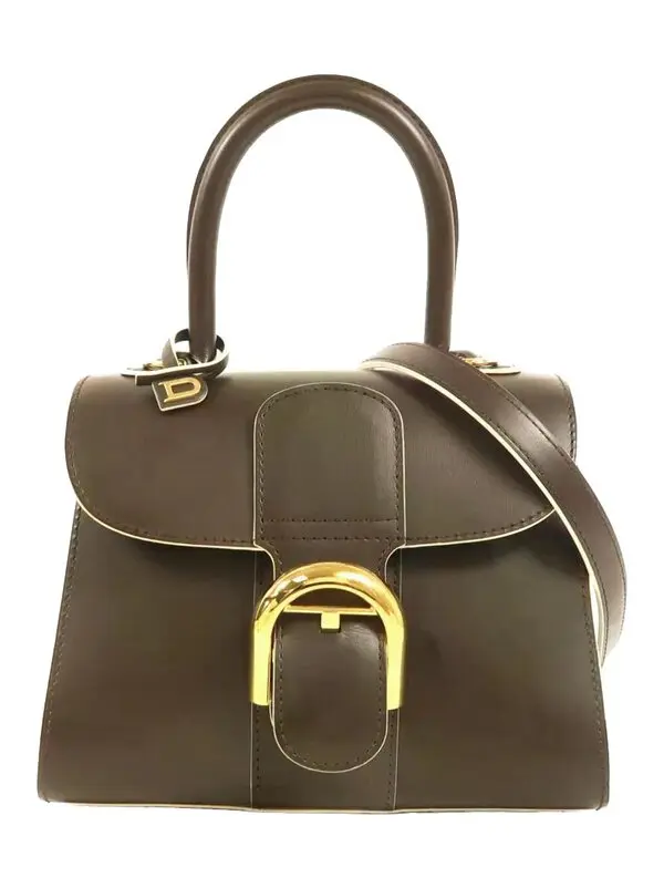 Delvaux Mini Brillant Shoulder Bag - Brown