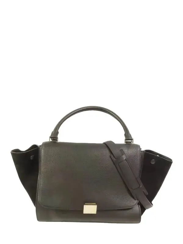 Celine Medium Trapeze Shoulder Bag - Black