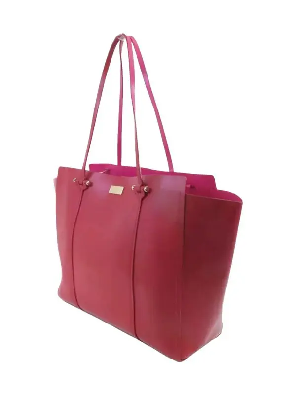 Kate Spade New York Leather Tote Bag - Red