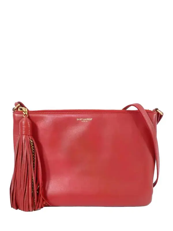 Saint Laurent Leather Crossbody Bag - Red
