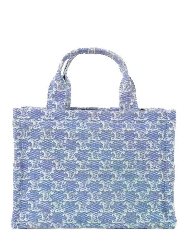 Celine Small Cabas Thais Triomphe Shoulder Bag - Blue