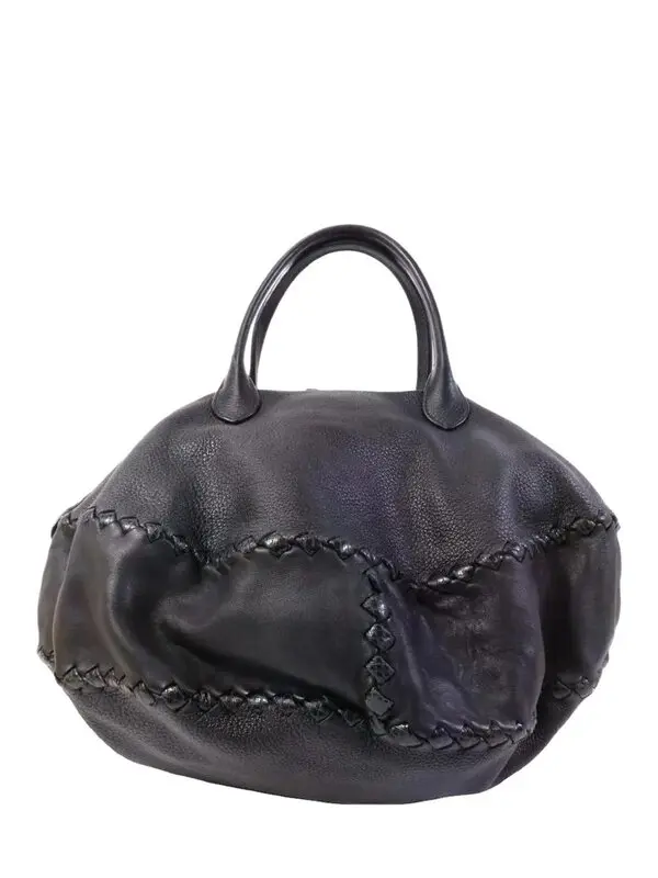 Bottega Veneta Cushion Intrecciato Tote Bag - Black