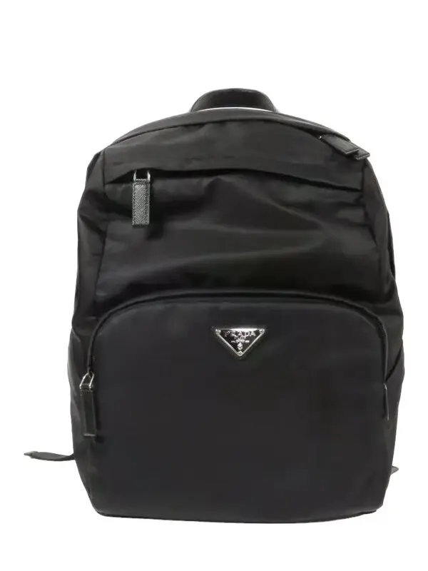 Prada Saffiano Leather Backpack - Black