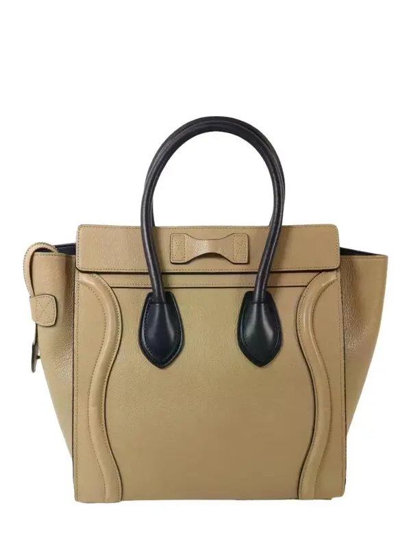 Celine Micro Luggage Tote Bag - Neutrals