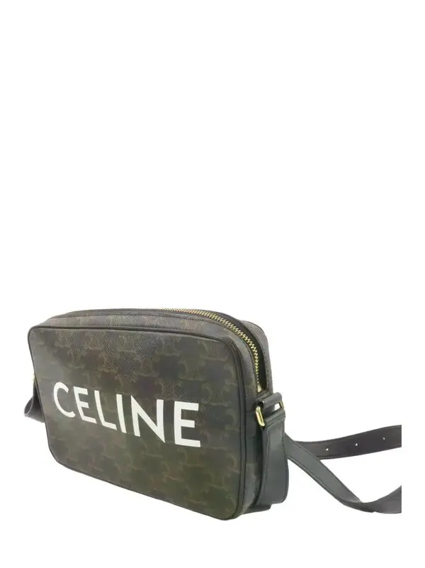Celine Triomphe Canvas Messenger Bag - Brown