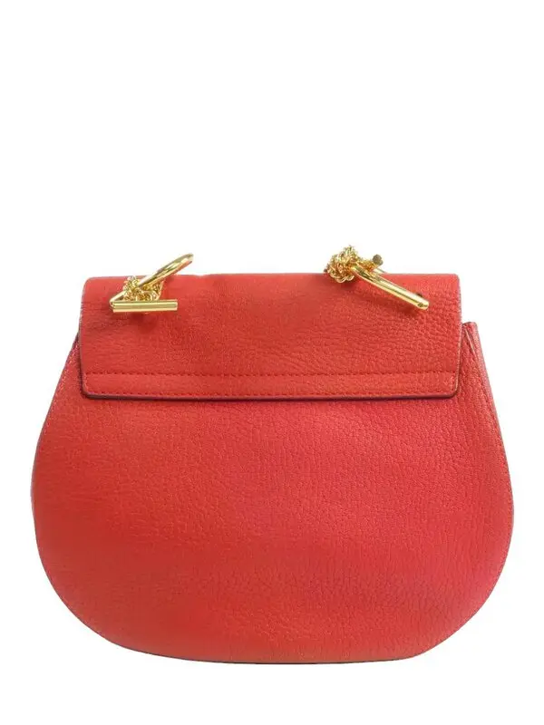 Chloé Drew Chain Shoulder Bag - Red