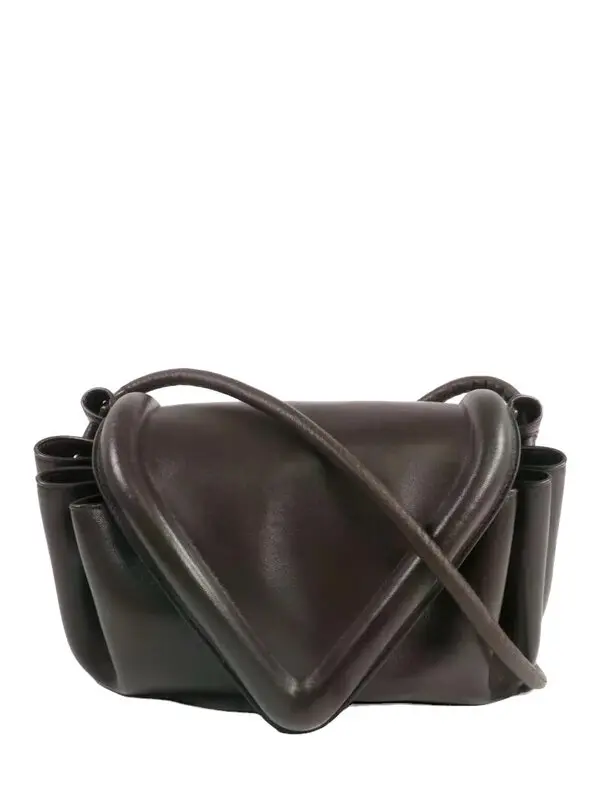 Bottega Veneta Beak Leather Shoulder Bag - Brown