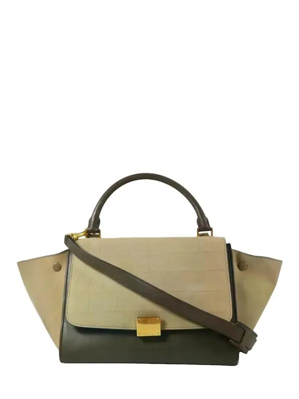 Celine Trapeze Tote Bag - Brown
