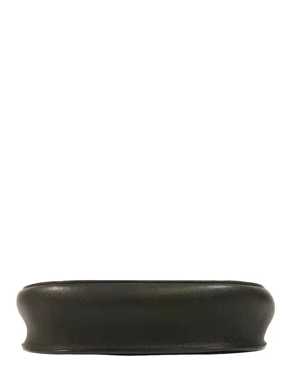 Celine Trotteur Leather Shoulder Bag - Black