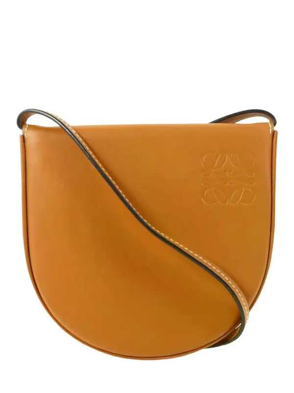 Loewe Small Heel Pouch Calfskin Shoulder Bag - Brown
