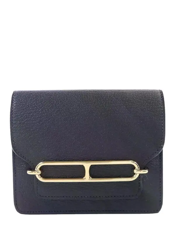 Hermès Roulis Slim Wallet - Blue
