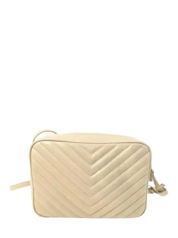 Saint Laurent Lou Monogram Crossbody Bag - Neutrals