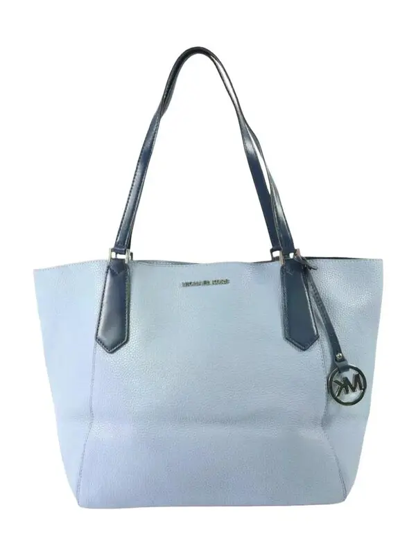 Michael Kors Leather Tote Bag - Blue