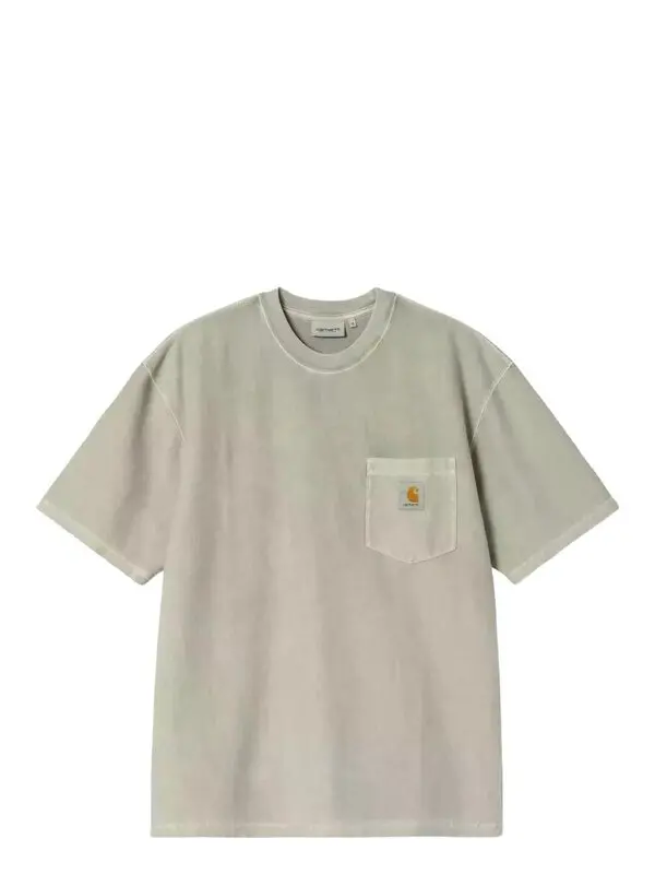 Carhartt Work In Progress Garment-dyed Pocket T-shirt - Grey