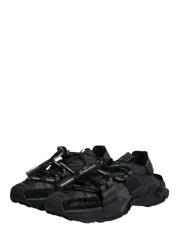 Dolce & Gabbana Lace-up Sneakers - Black