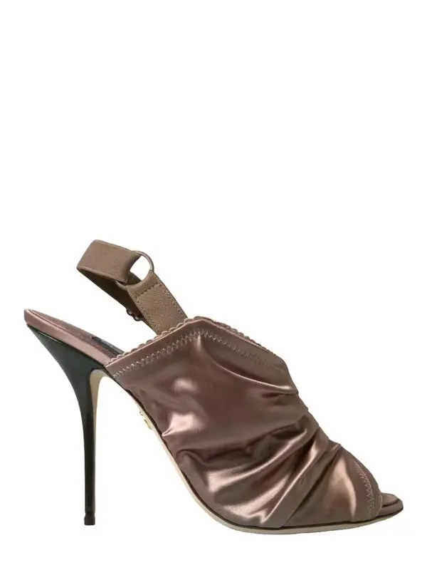 Dolce & Gabbana Gathered Corset-style Pumps - Neutrals