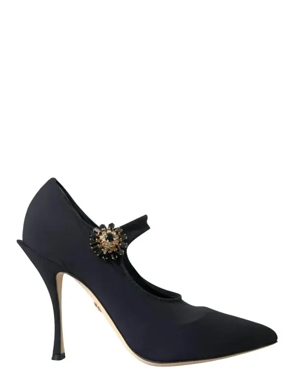 Dolce & Gabbana Embellished Mary Jane Pumps - Black