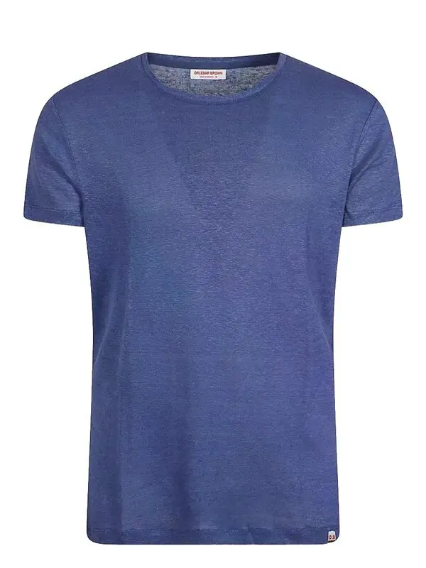 Orlebar Brown Ob-t Curved-hem T-shirt - Blue
