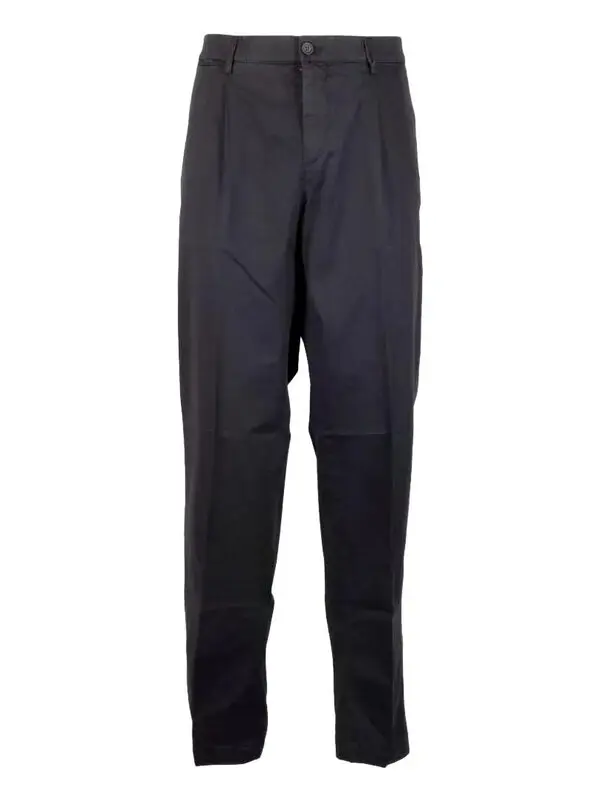 Peserico Pleated Straight-leg Trousers - Blue