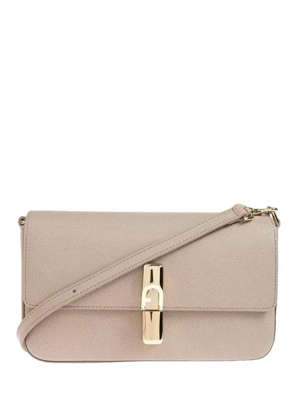 Furla Leather Crossbody Bag - Grey