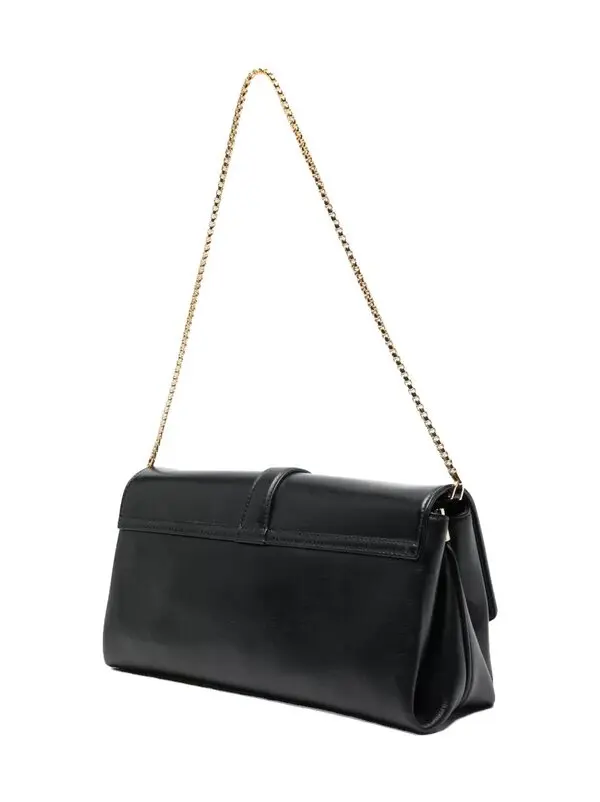 FERRAGAMO Gancini Front-flap Shoulder Bag - Black
