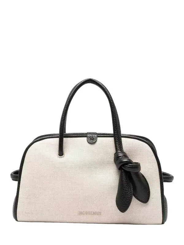 Jacquemus Leather Tote Bag - Neutrals