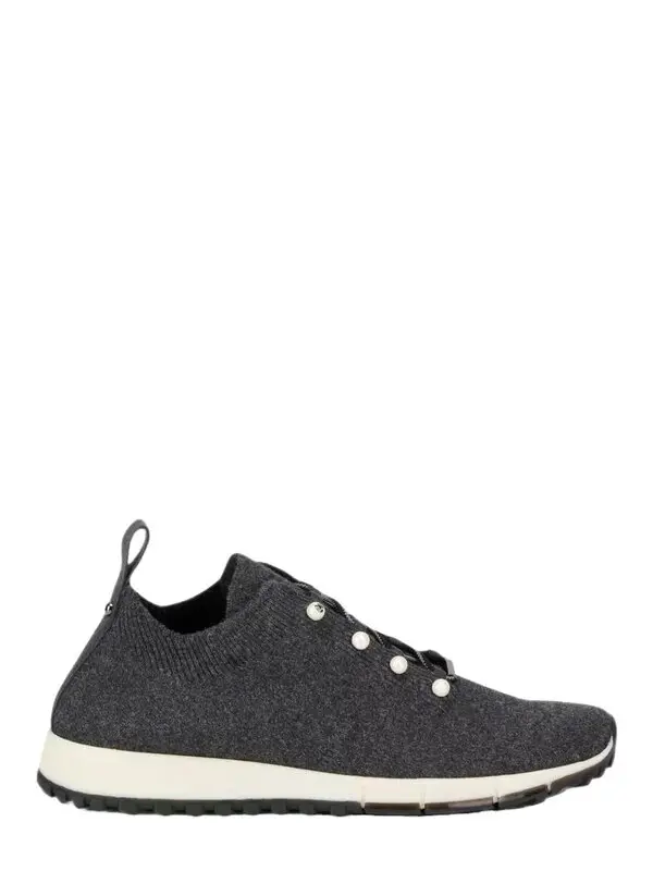 JIMMY CHOO Embellished Sneakers - Grey