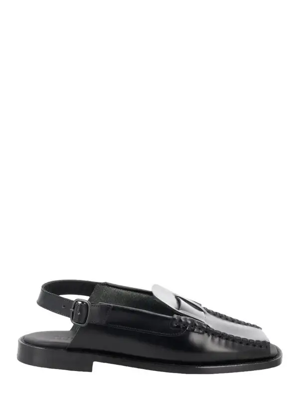 Hereu Sisa Slingback Sandals - Black