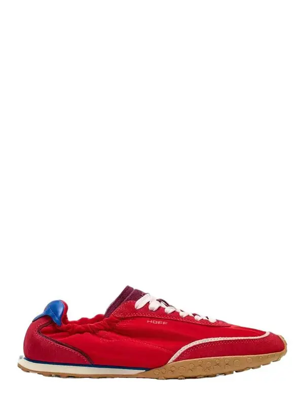HOFF Panelled Suede-trimmed Sneakers - Red