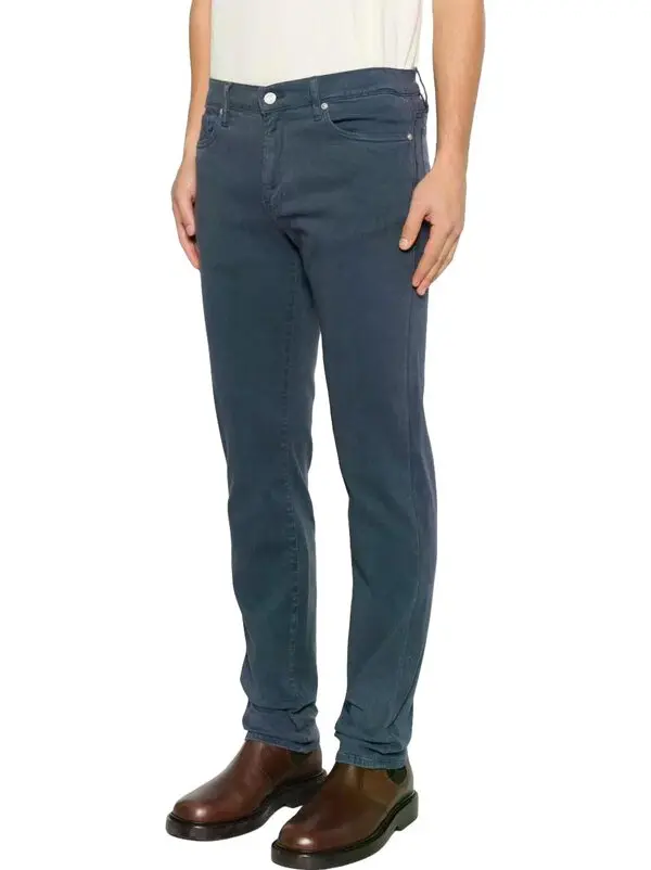 FRAME Five-pocket Slim Fit Trousers - Blue