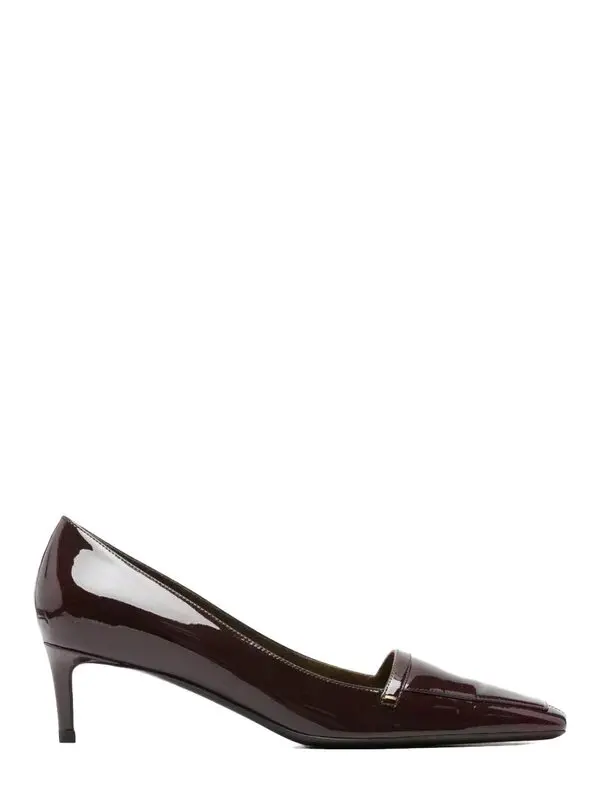 Khaite Celia Square-toe Heeled Pumps - Red