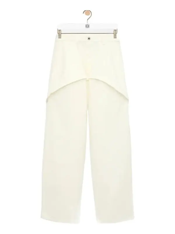 Loewe Belted Loop Jeans - White