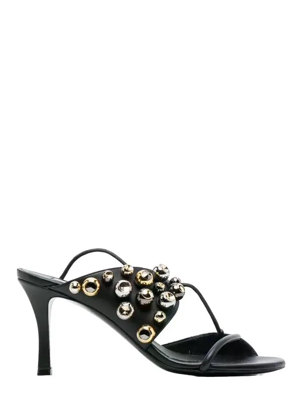 Stella McCartney 95mm Stud-embellished Open-toe Sandals - Black