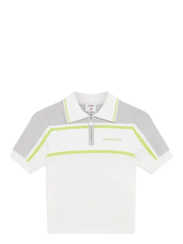 Casablanca Tennis Polo Shirt - White