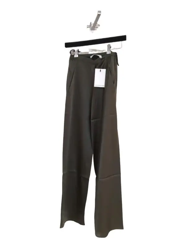 Christopher Esber Wide-leg Silk Trousers - Black