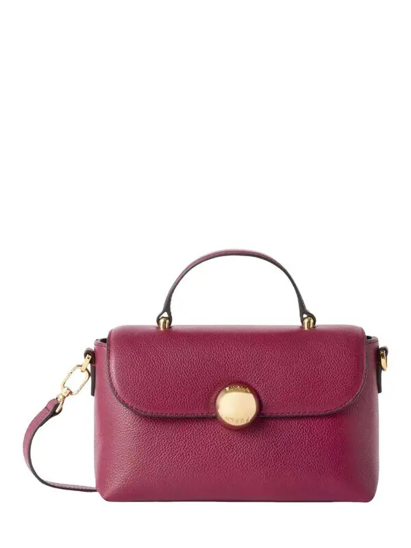 Furla Small Moonlight Leather Crossbody Bag - Pink