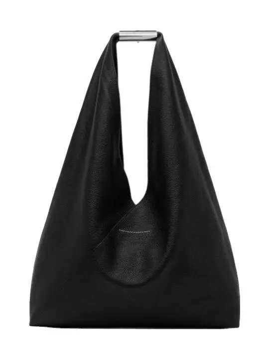 MAISON MARGIELA Large Japanese Logo Engraved Tote Bag - Black