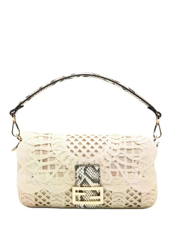 Fendi Baguette Shoulder Bag - Neutrals