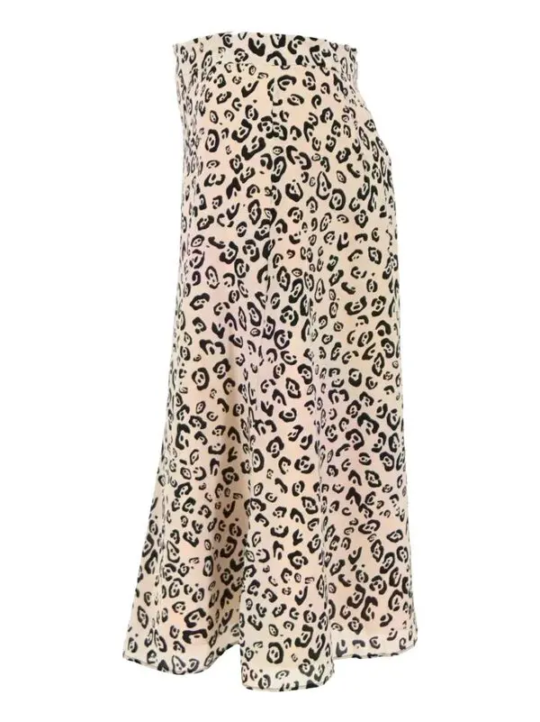 Altuzarra Leopard-print Silk A-line Skirt - Neutrals
