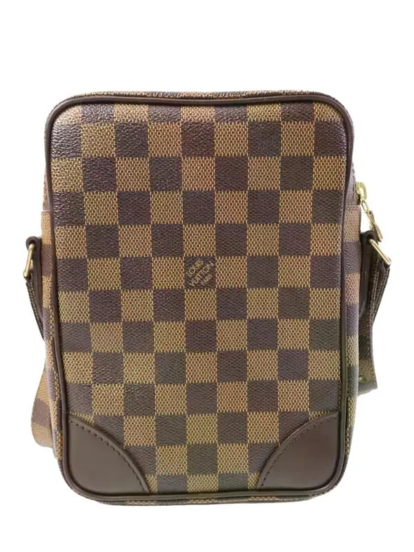 LOUIS VUITTON Damier Ebène Shoulder Bag - Brown