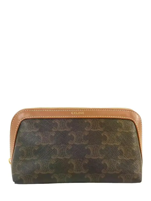 Celine Triomphe Clutch Bag - Brown
