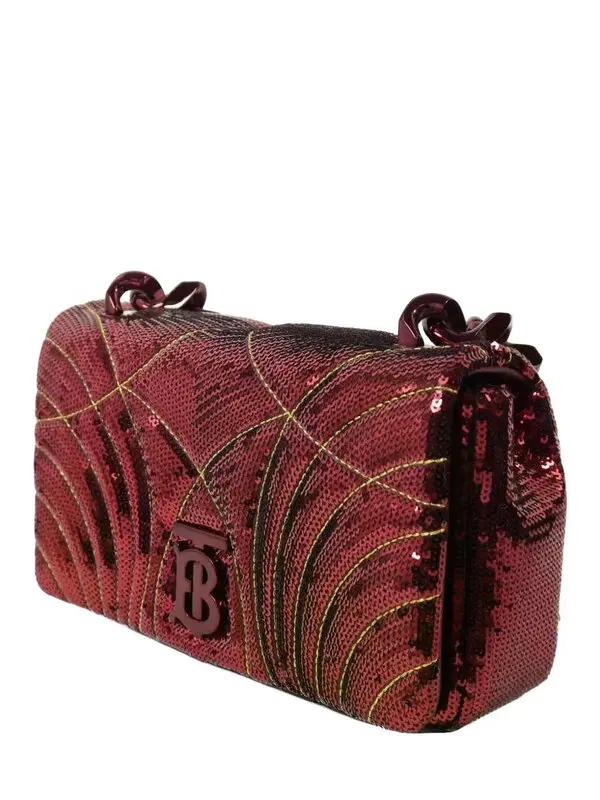 Burberry Small Lola Sequin Shoulder Bag - Red