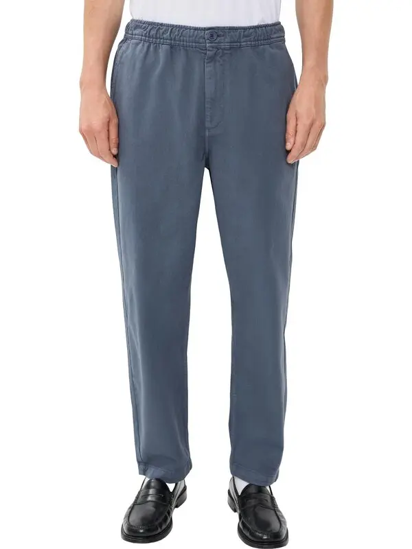 WAX LONDON Kurt Pull-on Trousers - Petrol Blue