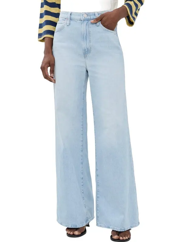 MOTHER The Ditcher Roller Zip Skimp Jeans - Shaken Not Stirred