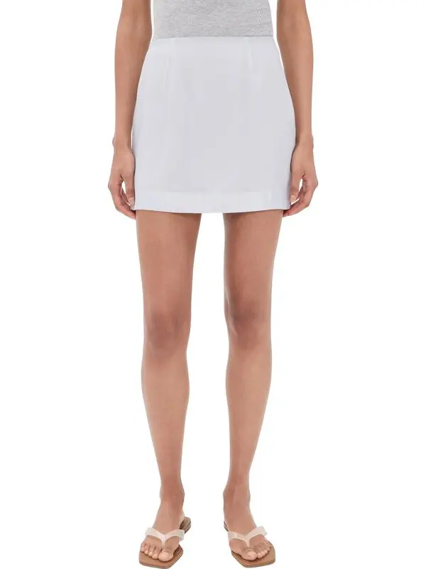 Rag & Bone Piper Organza Mini Skirt - Grey
